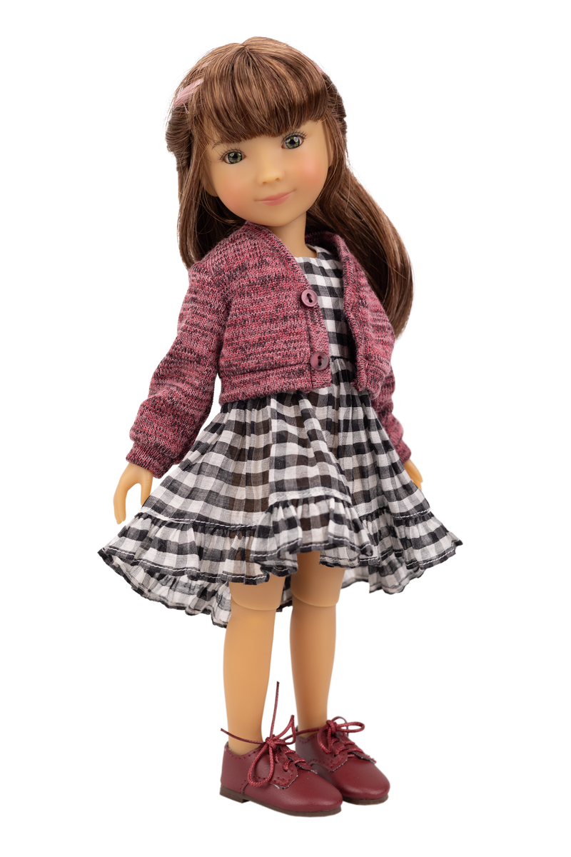 RRS Outfit: Gingham Girl – Ruby Red Dolls Canada by Maplelea