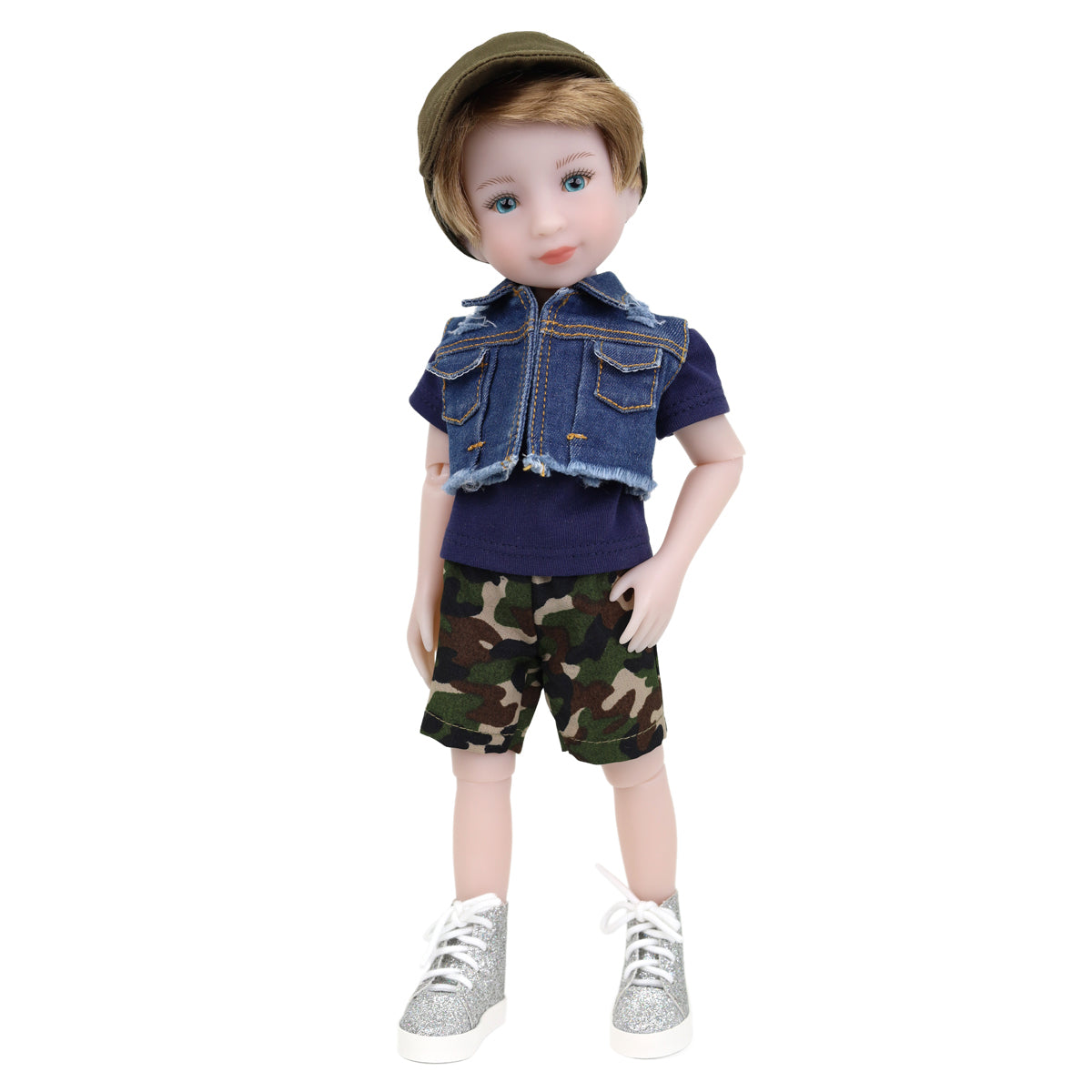 Ruby Red Siblies Outfit: Denim Duo - Silver | Ruby Red Dolls Canada ...